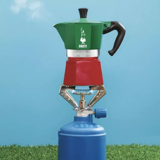 Bialetti Moka Express 5322 Alumínium Kávéfőző Zöld/Piros - 3