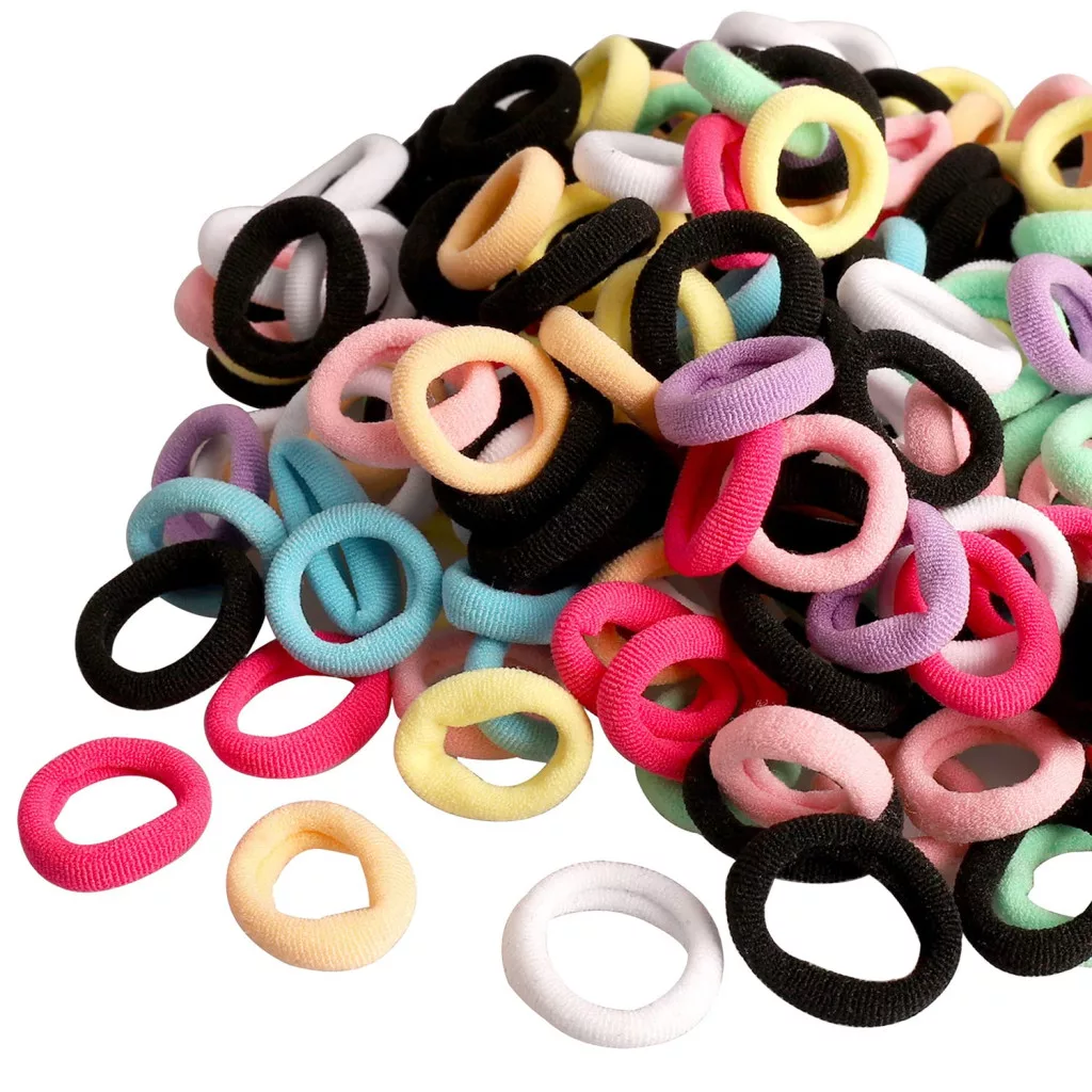 Yoosso 200 buc Mini Elastice de Păr pentru Fete - 20 mm Elas
