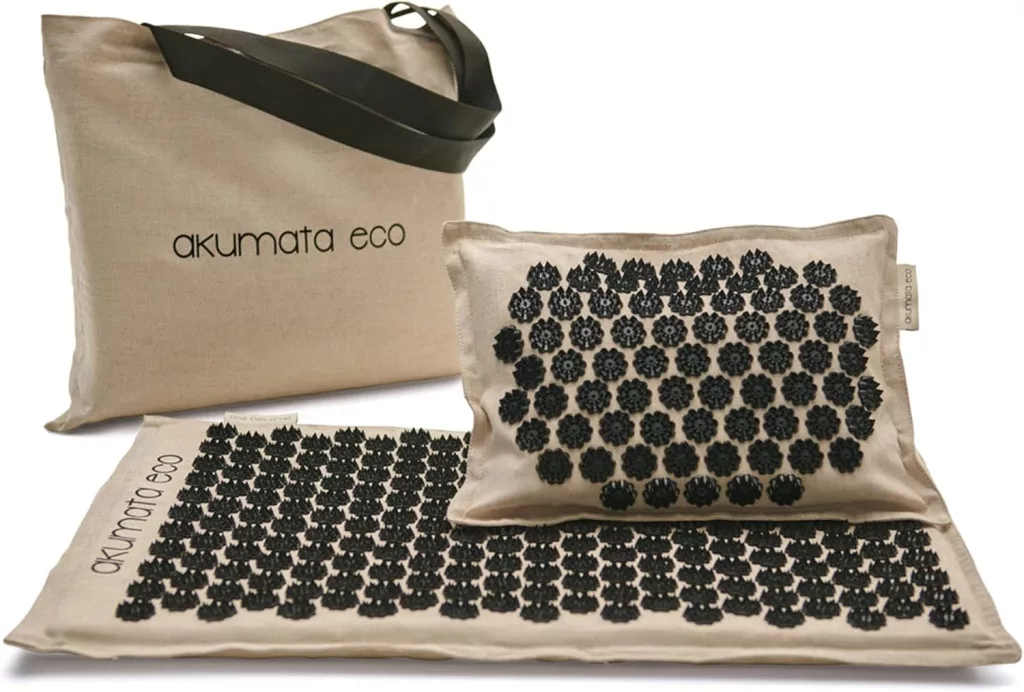 Set covor și pernă de acupresură ECO akumata - Pentru amelio
