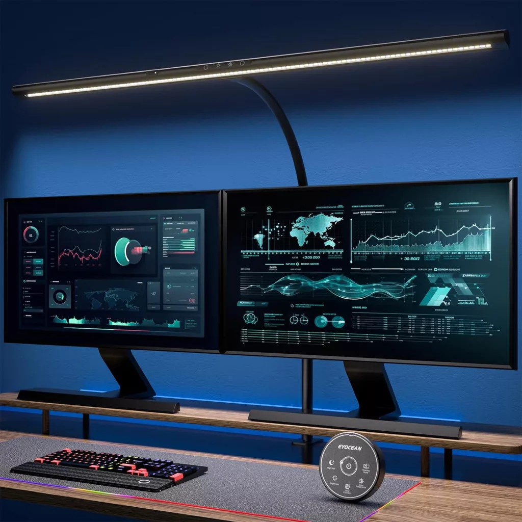 EYOCEAN LED Íróasztali Lámpa Gesztus- és Távirányítással - 2