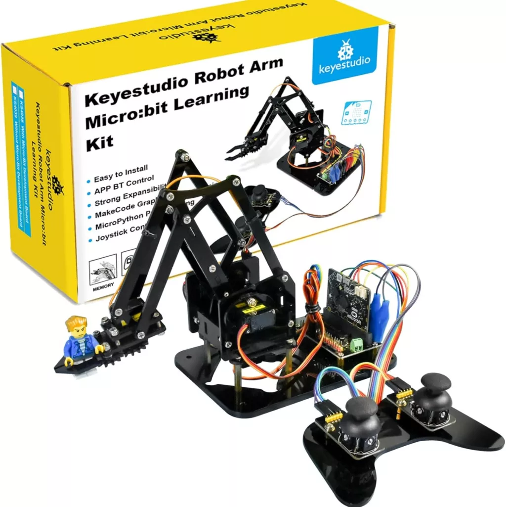 KEYESTUDIO BBC Micro:bit 4 DOF Robot Kar Kit Microbit V2-vel