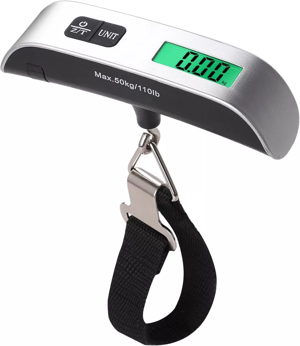 GeeRic Digitális Poggyászmérleg 50kg/110lb Terhelhetőséggel