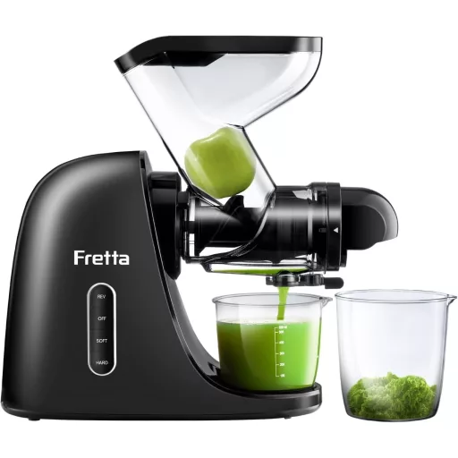 Fretta Slow Juicer Storcator de Fructe și Legume 200W - Gură