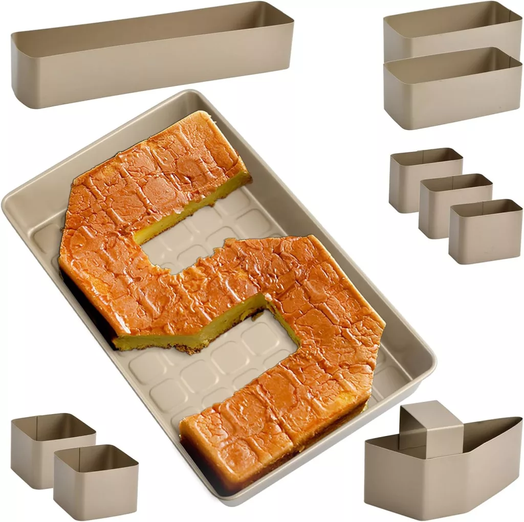 Anseom Szám és Betű Tortaforma Készlet, Nagy Tapadásmentes S