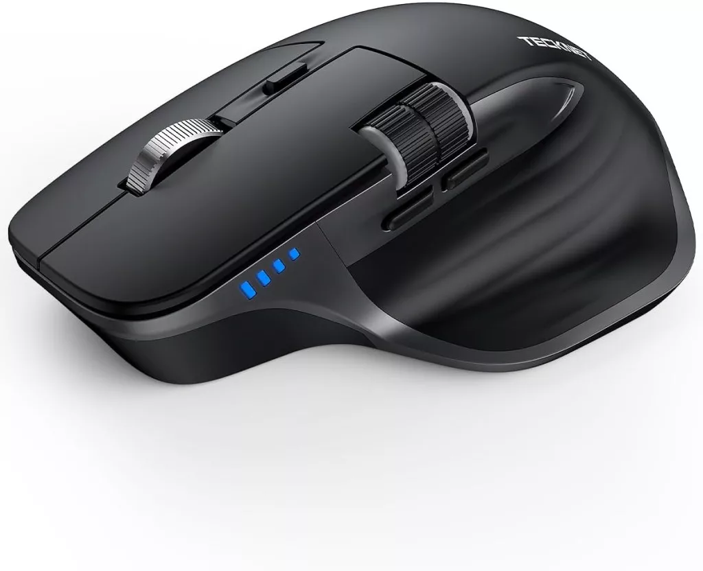 TECKNET Bluetooth Vezeték Nélküli Egér BT 5.0 Ergonomikus 48